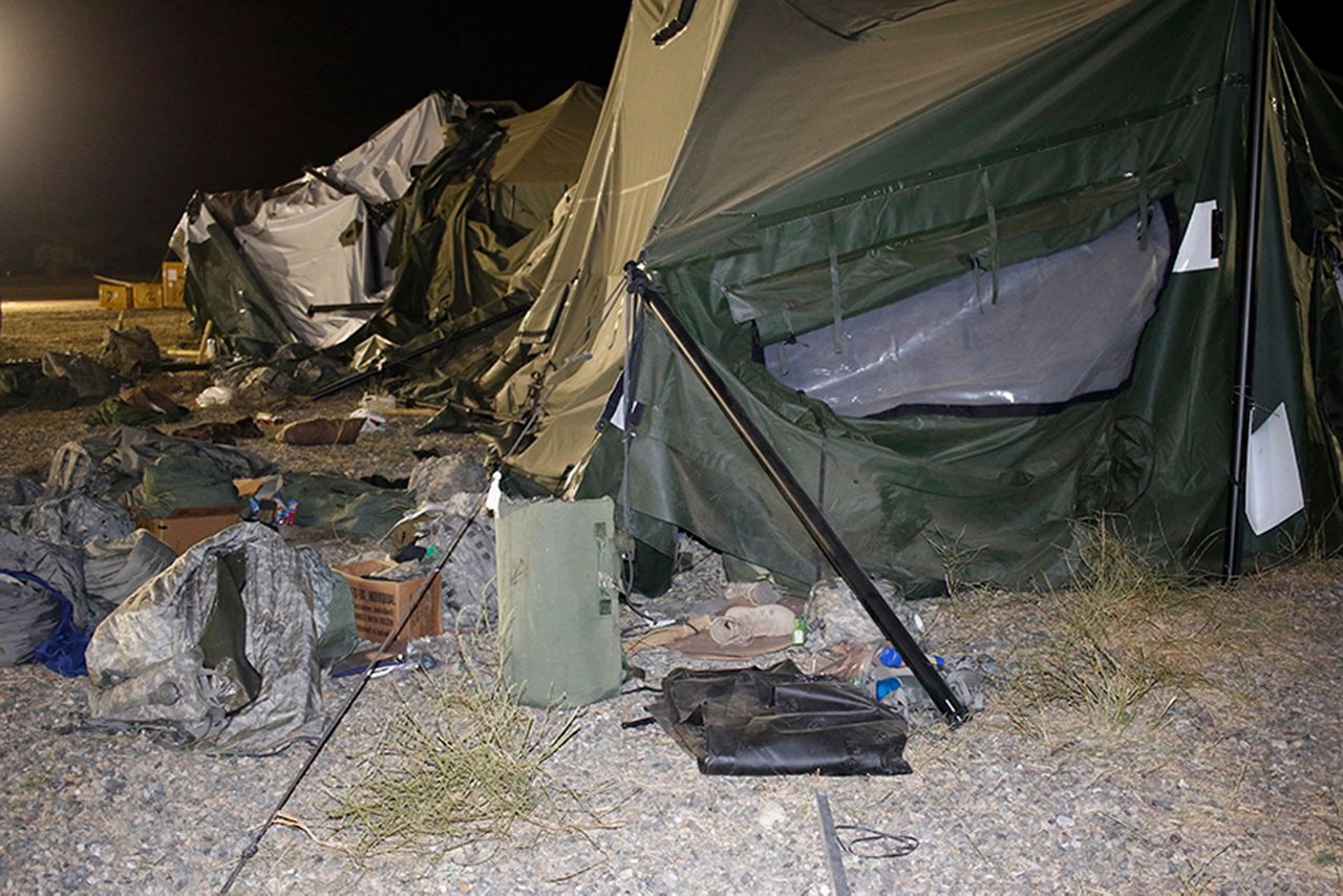 22 people injured in California military base tent collapse