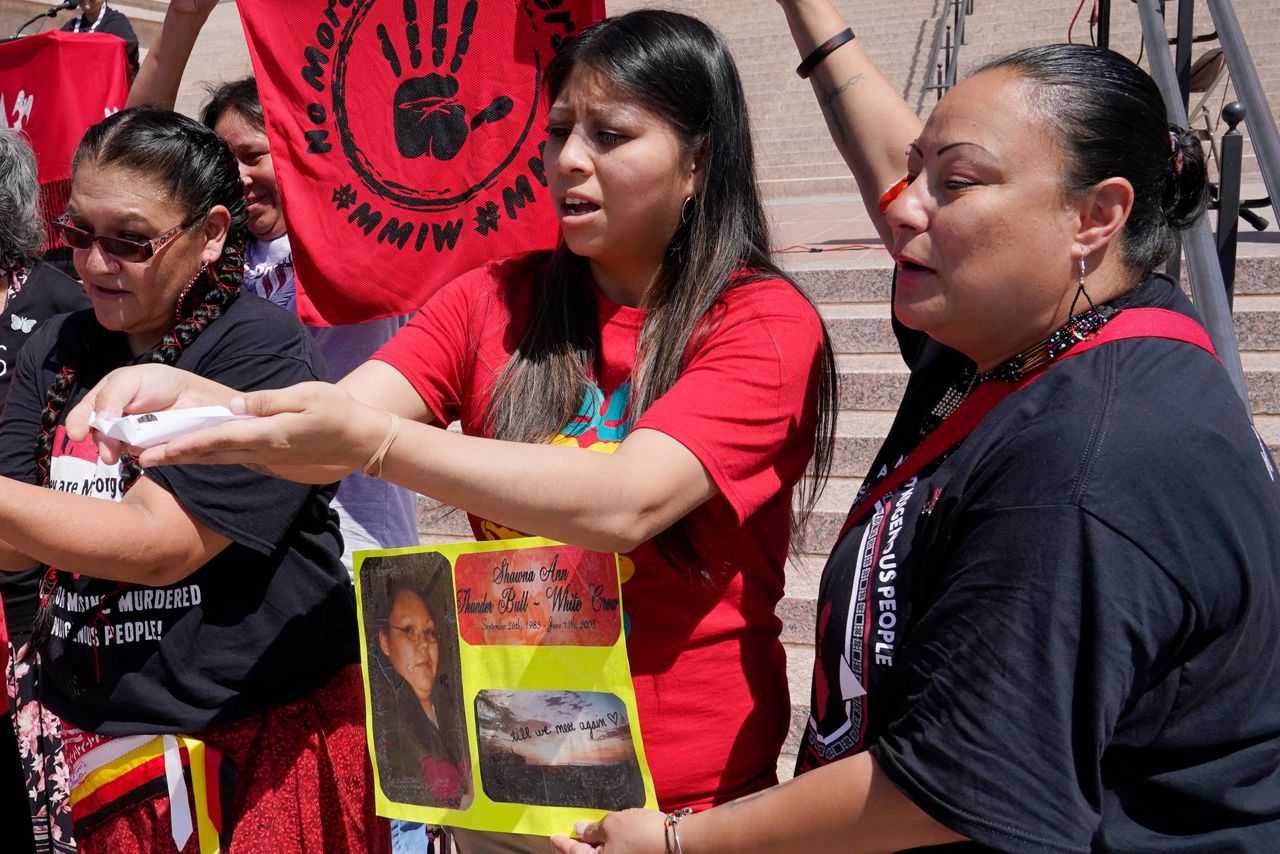 Wearing red, Indigenous families honor missing relatives