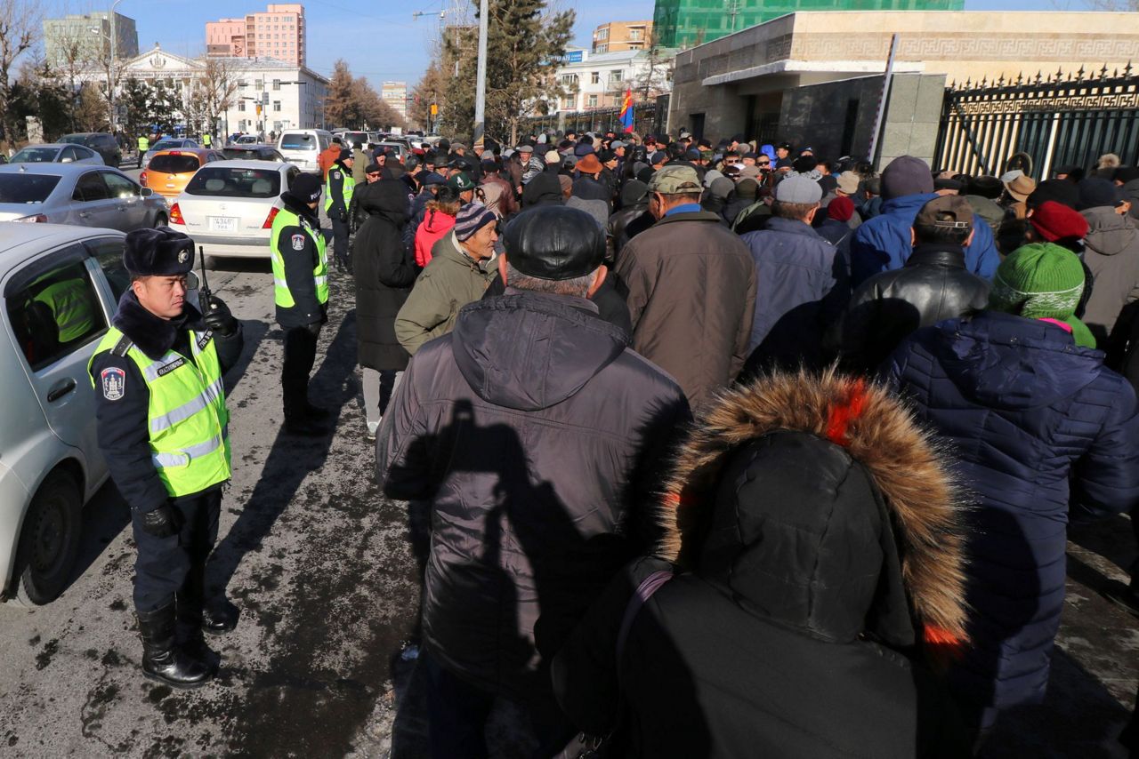Mongolians protest as economic ills grip country