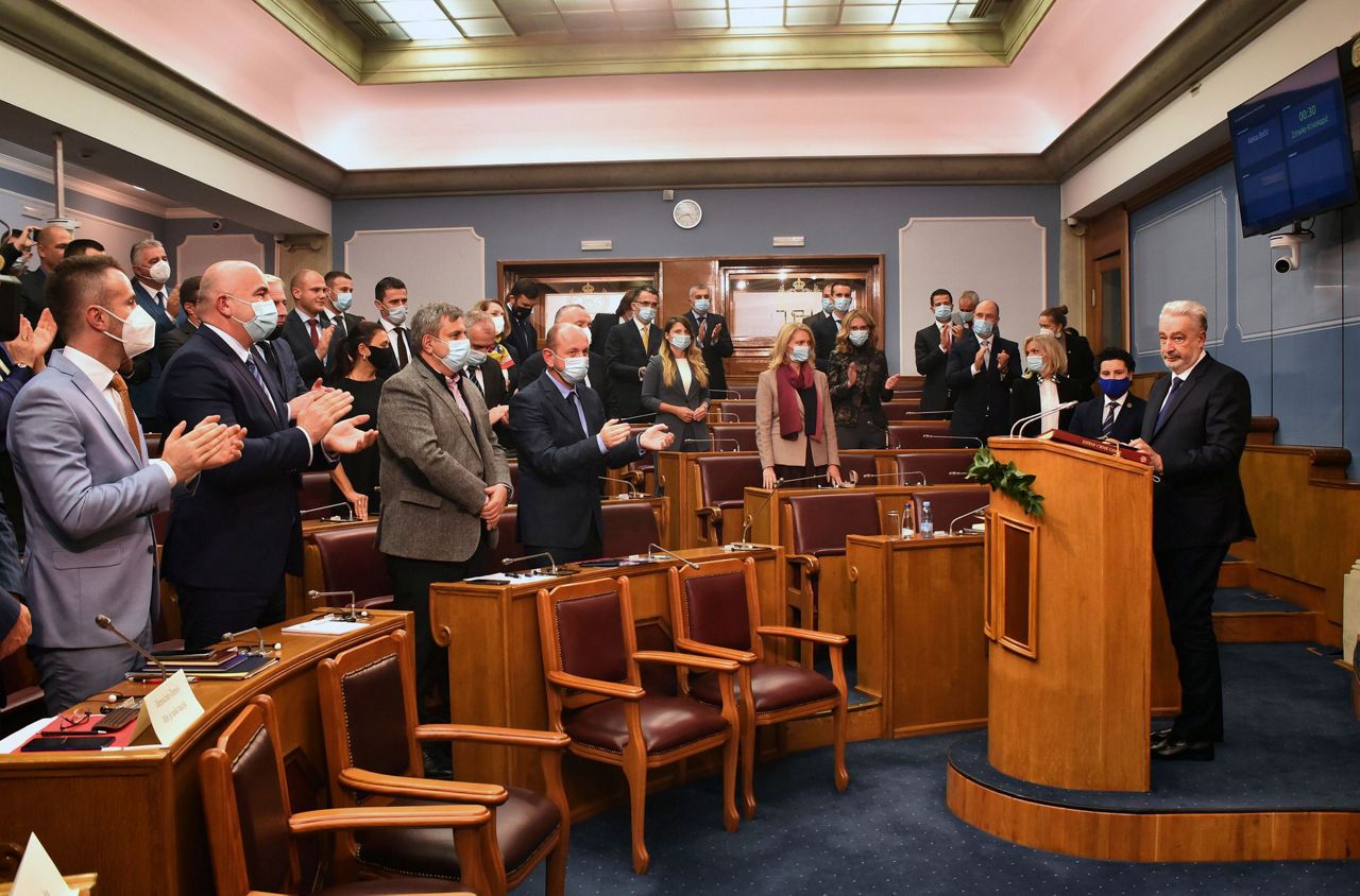 Montenegro's parliament approves new, pro-Serb government