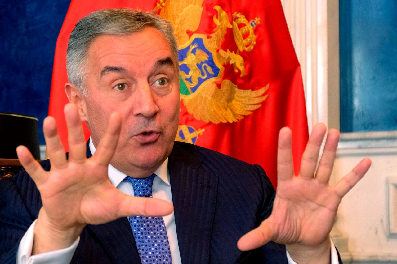Montenegro's president: EU's neglect gave Russia a platform