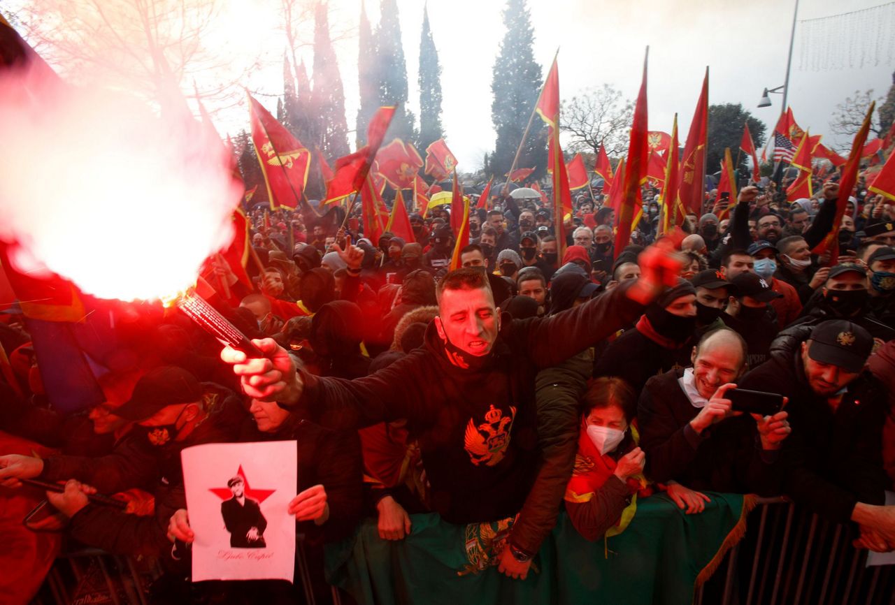 Protests erupt against new Montenegro govt over religion law