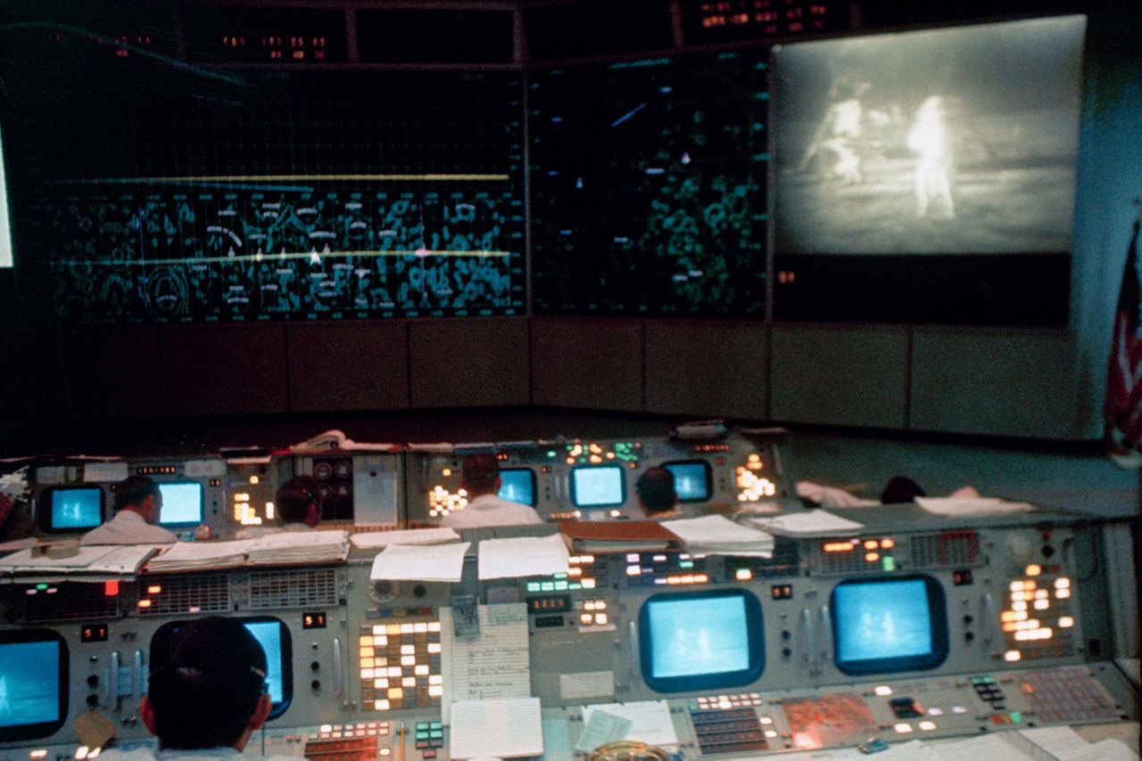 Restored Mission Control comes alive 50 years after Apollo