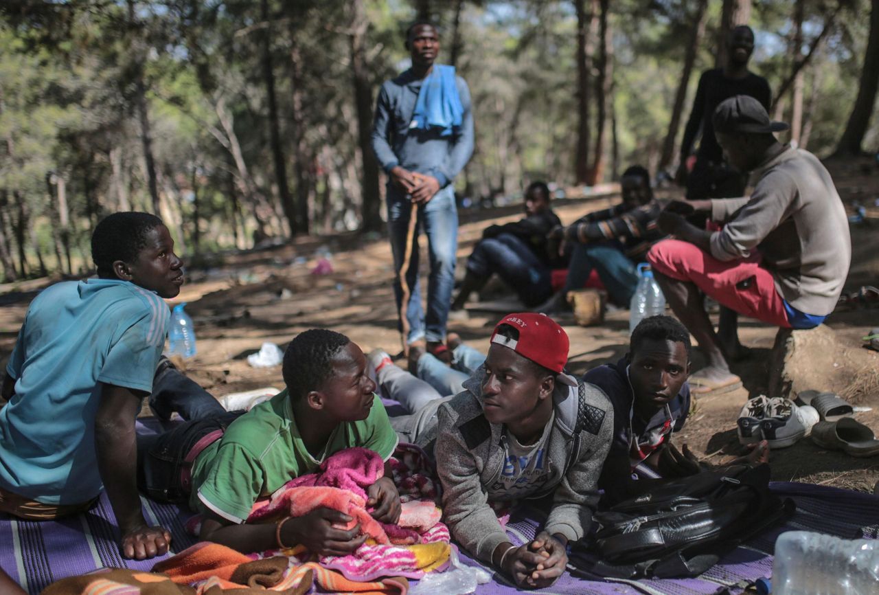 AP PHOTOS: Morocco cracks down on migrants heading to Spain