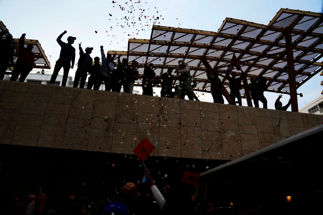 Ecstatic Moroccans celebrate World Cup victory over Portugal
