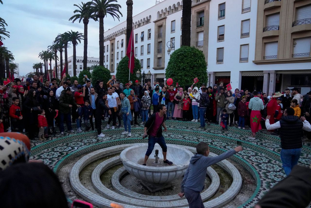 Ecstatic Moroccans celebrate World Cup victory over Portugal