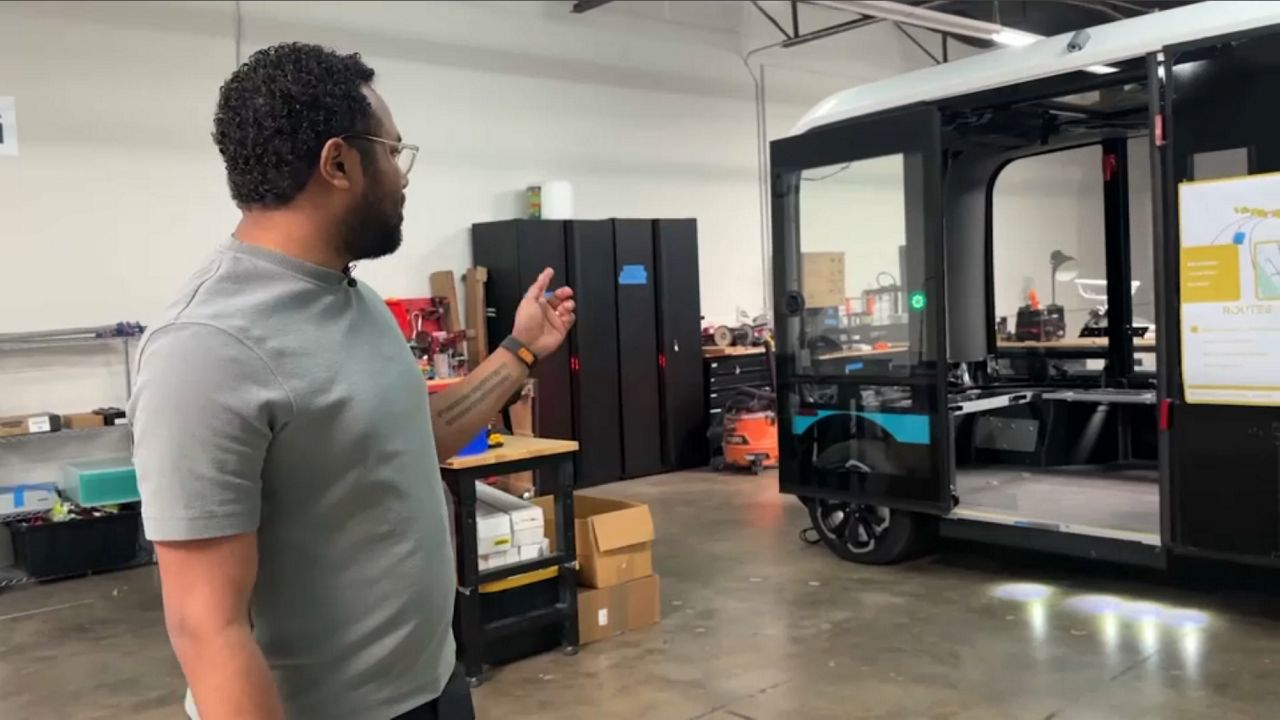Dallas tech startup brings self-driving trolleys to DFW