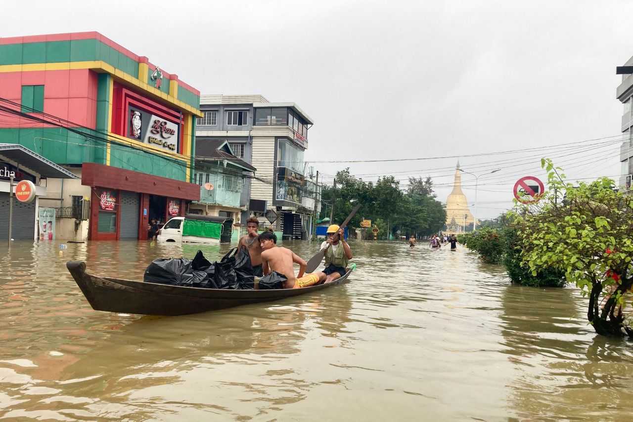 Heavy flooding in southern Myanmar displaces more than 14,000 people
