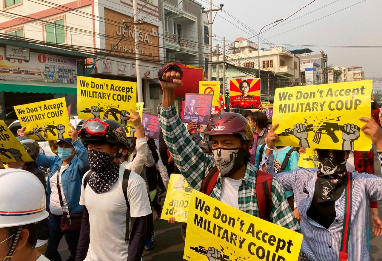 Myanmar civilian leader vows 'revolution' against junta