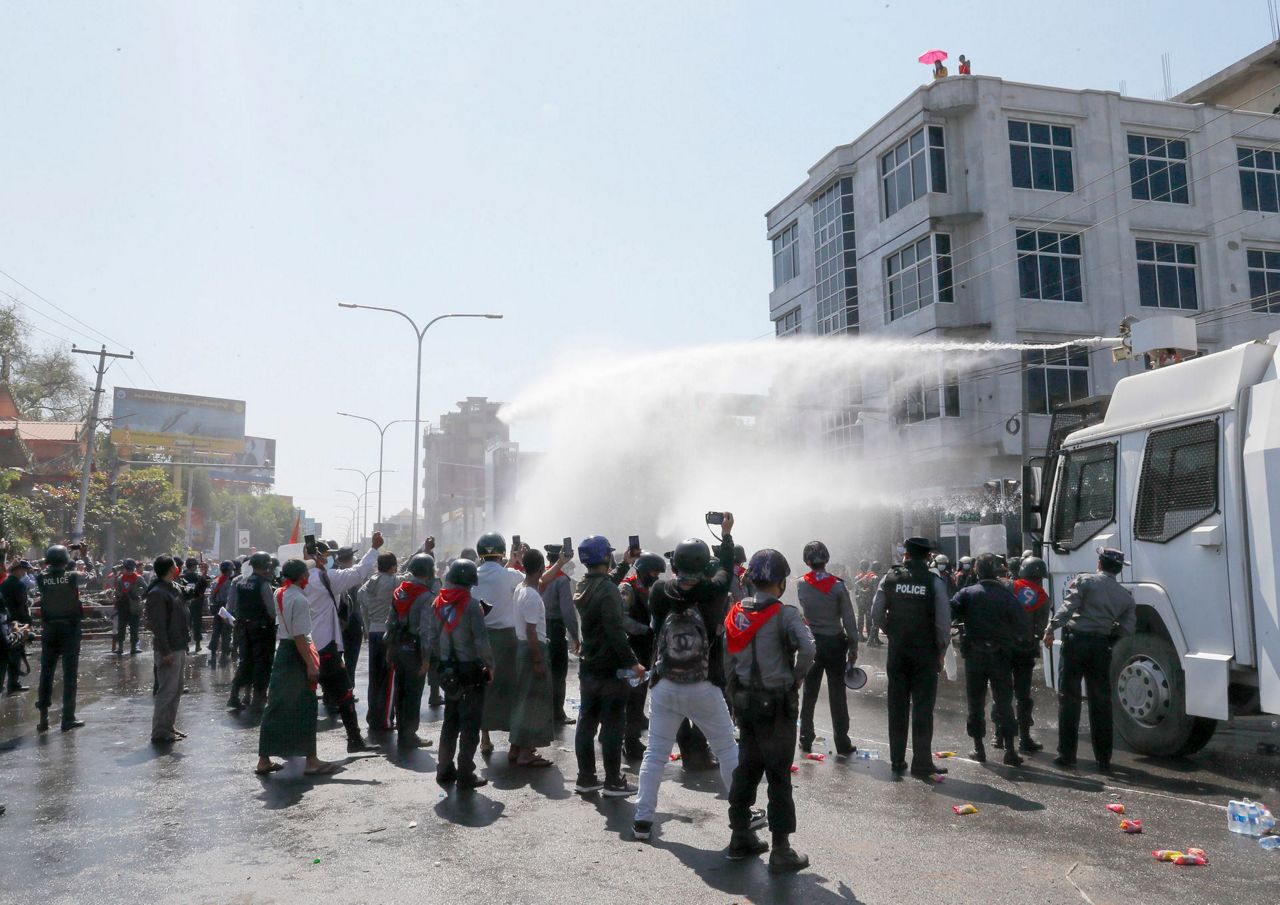 Myanmar protesters march again, defying ban on gatherings