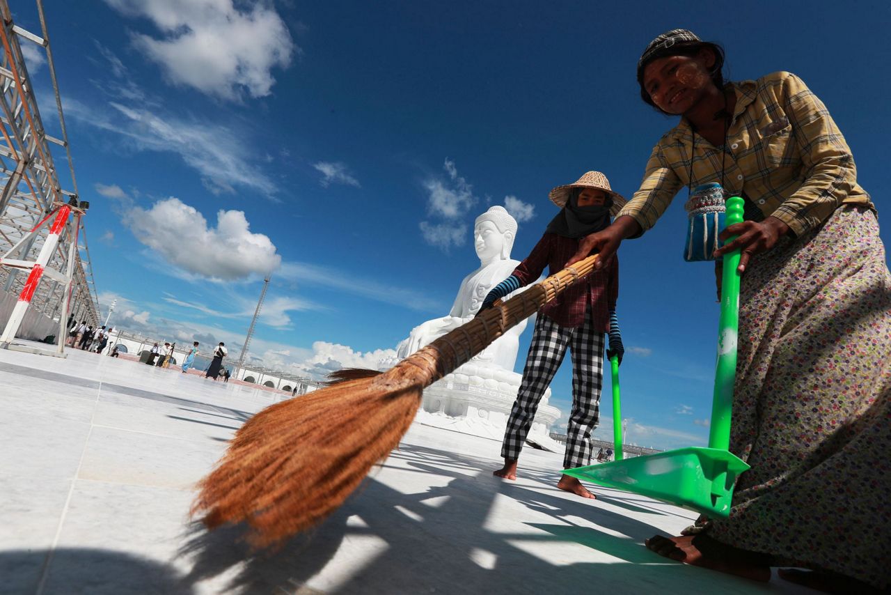 Myanmar's generals unveil giant Buddha statue as they seek to win ...