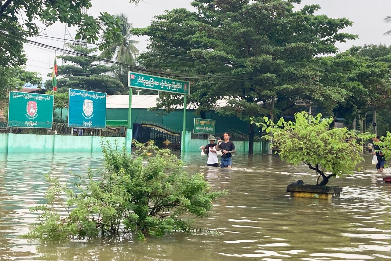 Heavy flooding in southern Myanmar displaces more than 14,000 people