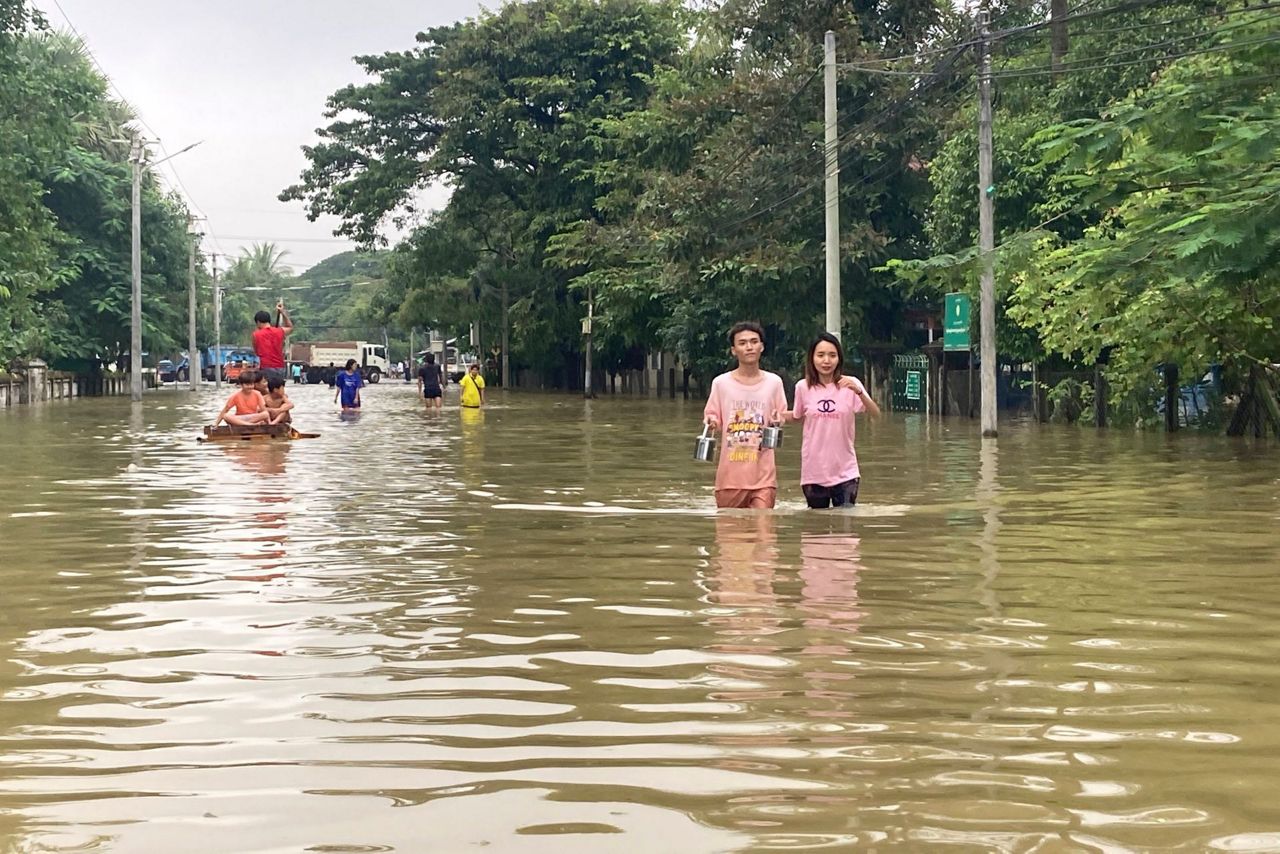 Heavy flooding in southern Myanmar displaces more than 14,000 people