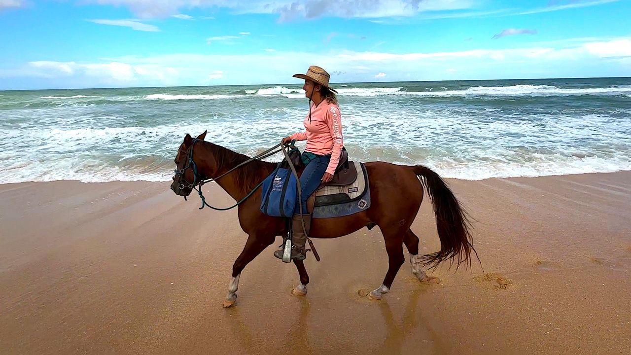 Ride horses on Flagler beaches with Equestrian Adventures