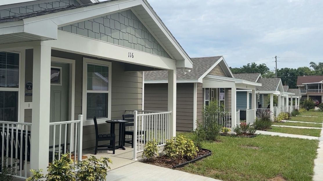 Lake County nonprofit opens 10 tiny homes for homeless youth