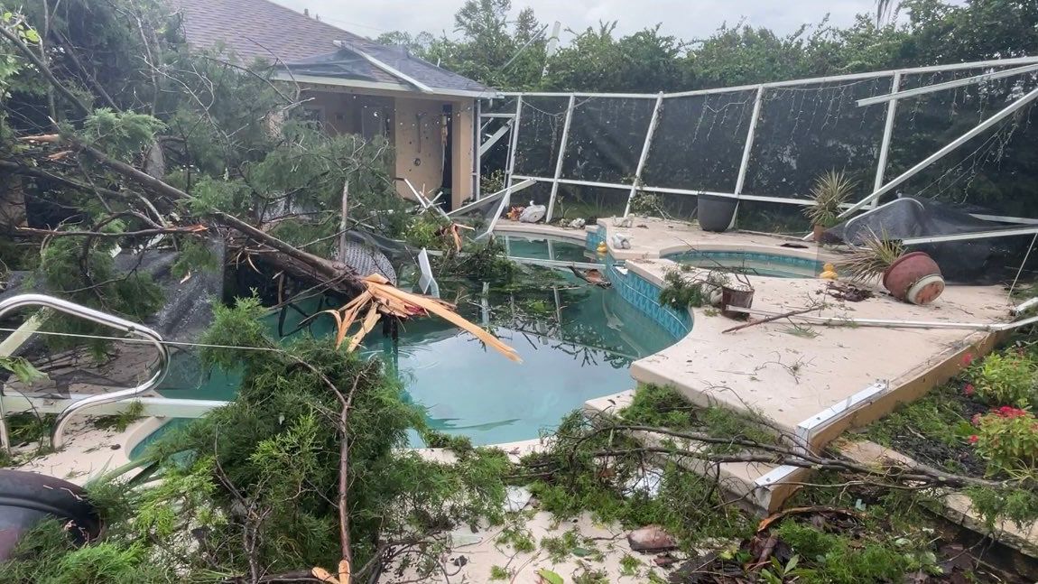 Central Florida sees heavy storm damage