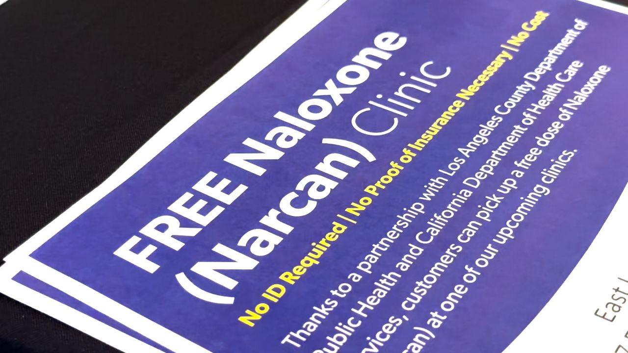Free Narcan available at 5 LA County libraries