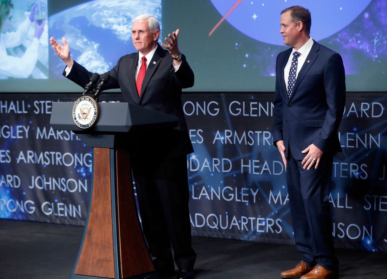 New NASA boss gets 'hearty congratulations' from space