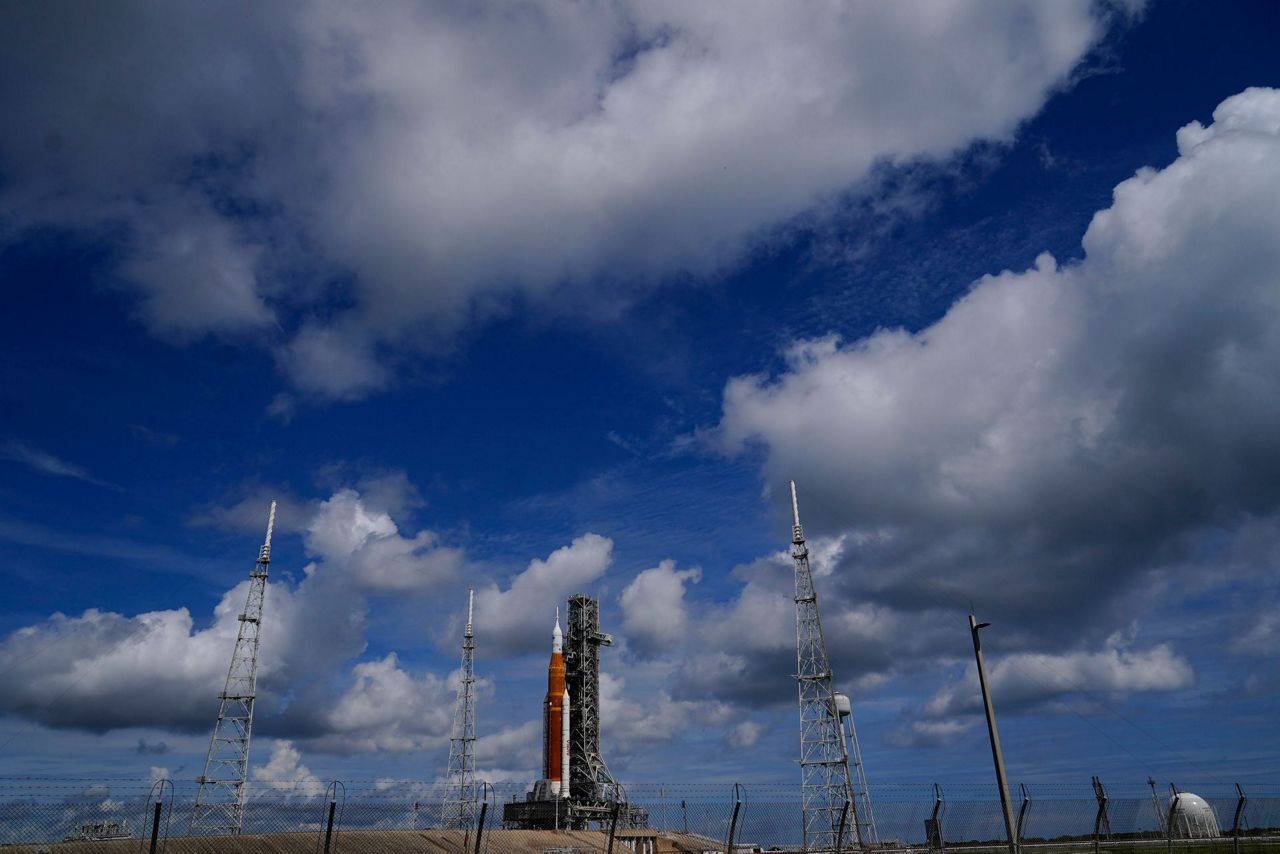 Nasa Moon Rocket On Track For Launch Despite Lightning Hits