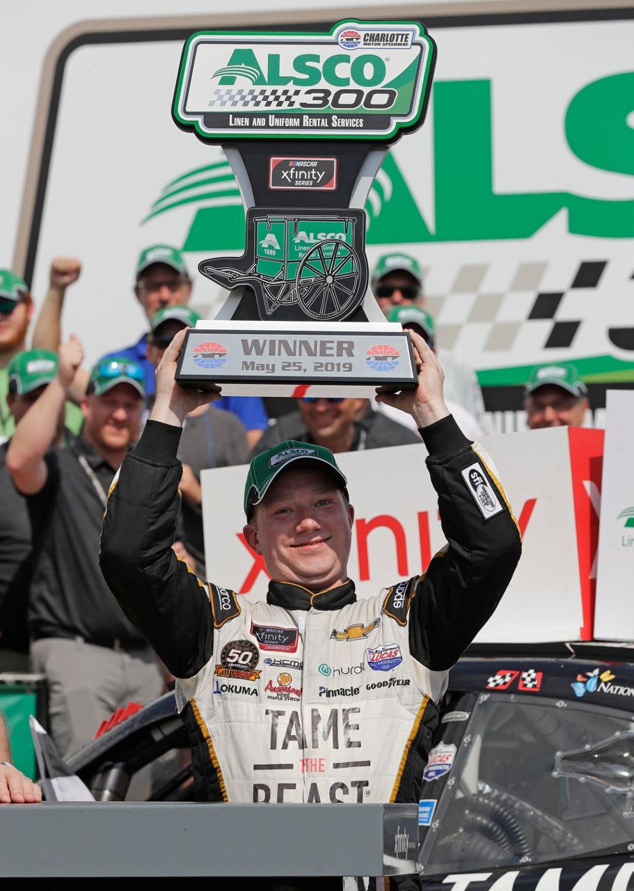 Tyler Reddick powers to Xfinity race victory at Charlotte