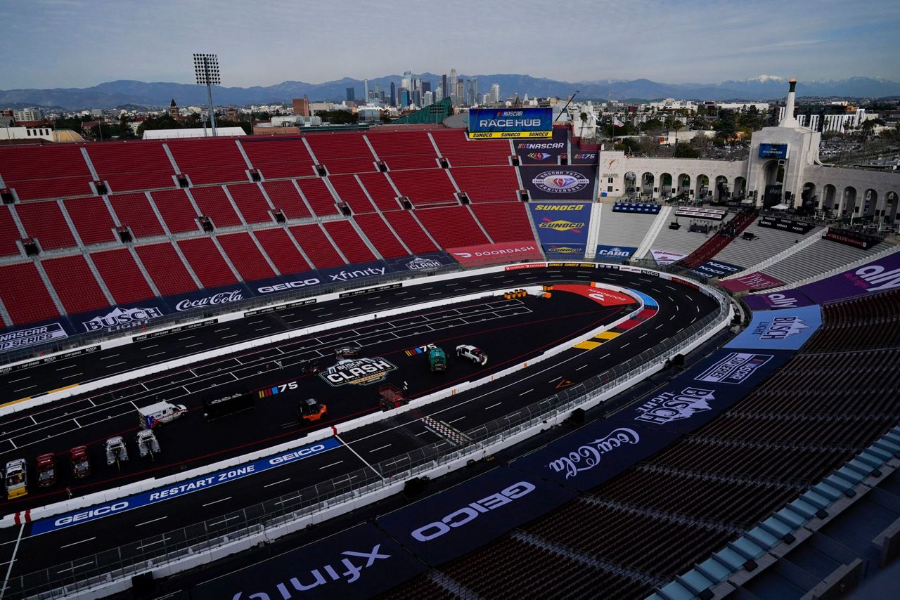 New-look Logano leads NASCAR back to the L.A. Coliseum