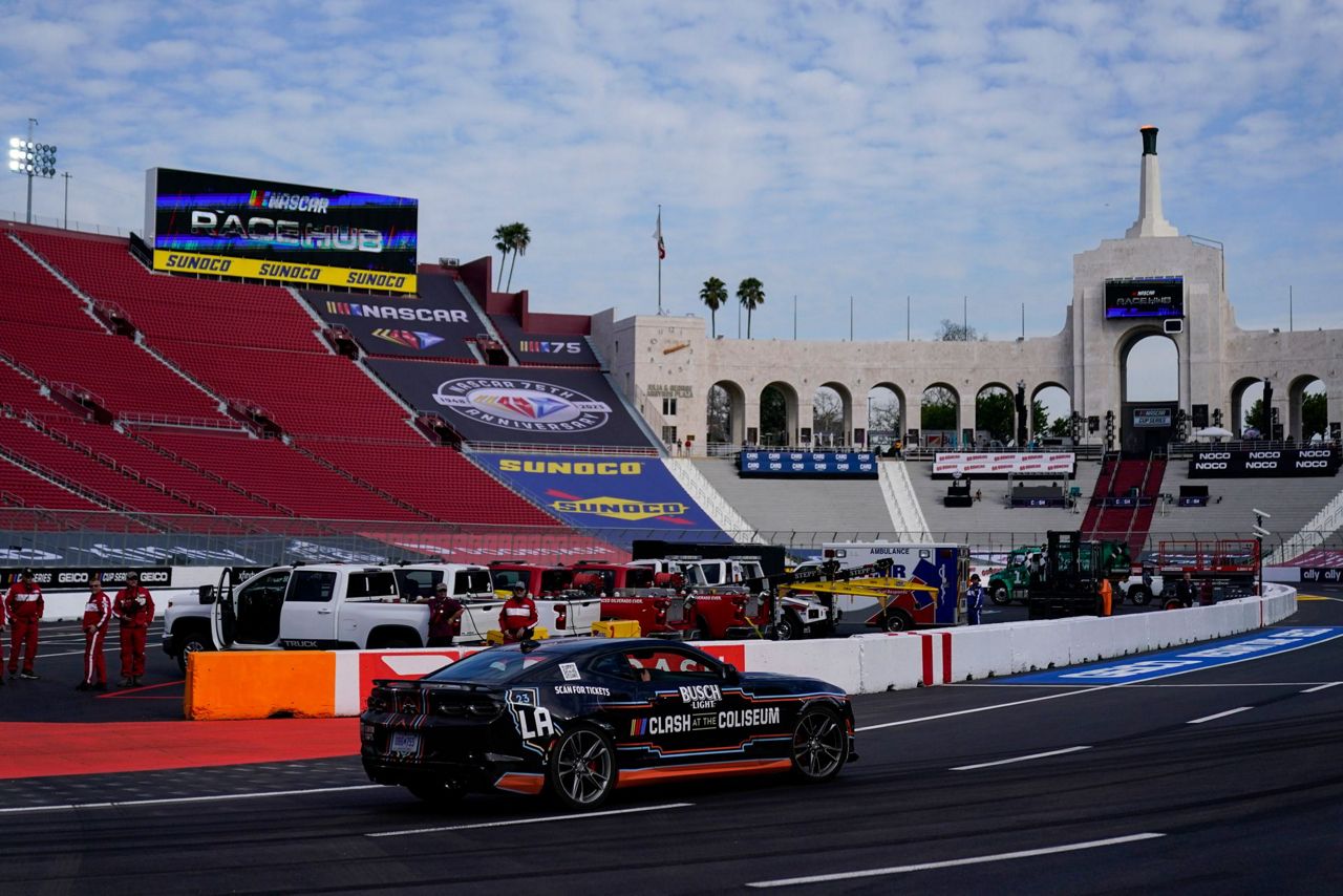 New-look Logano leads NASCAR back to the L.A. Coliseum