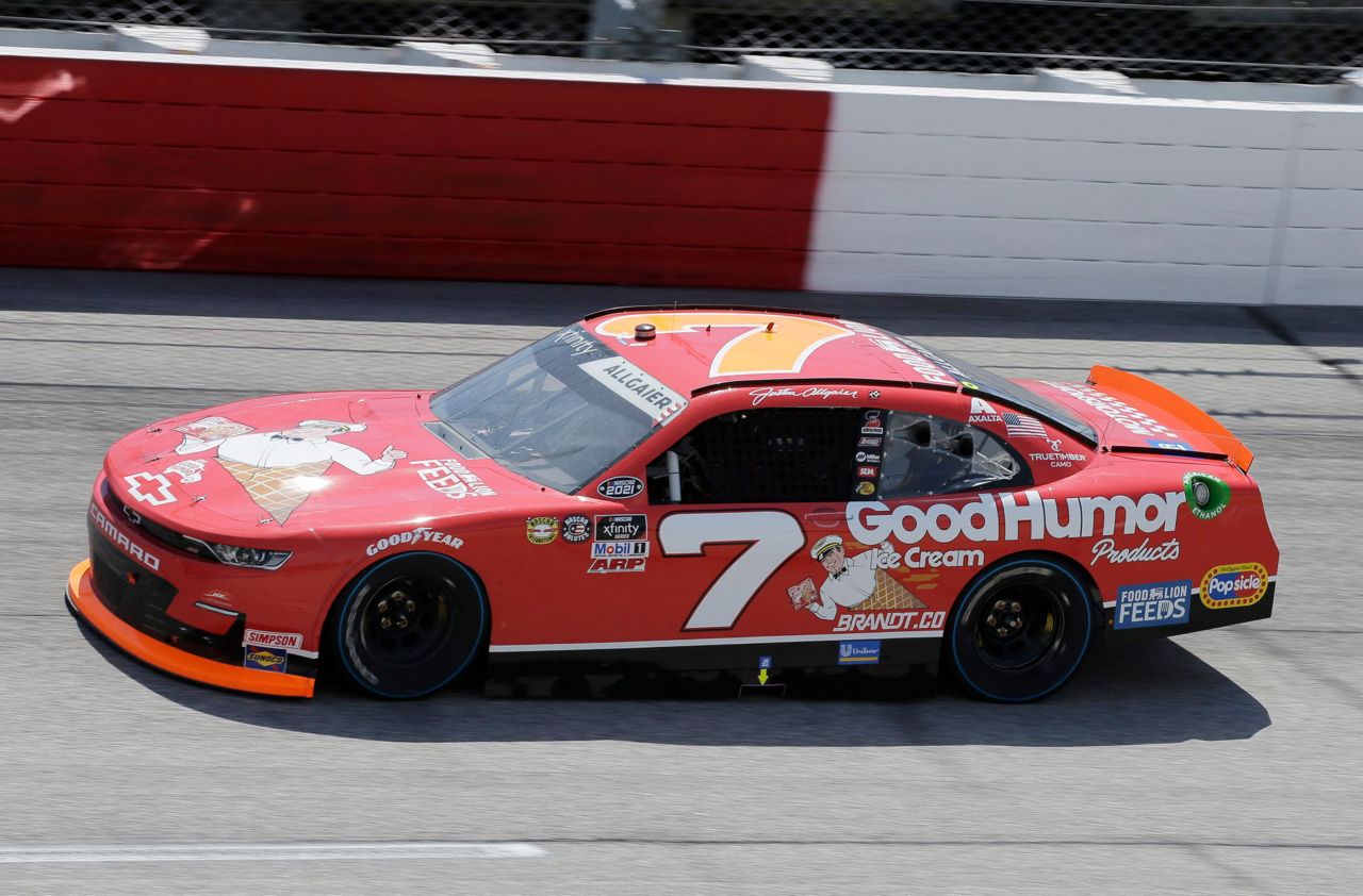 Allgaier holds off teammate to take Darlington Xfinity race
