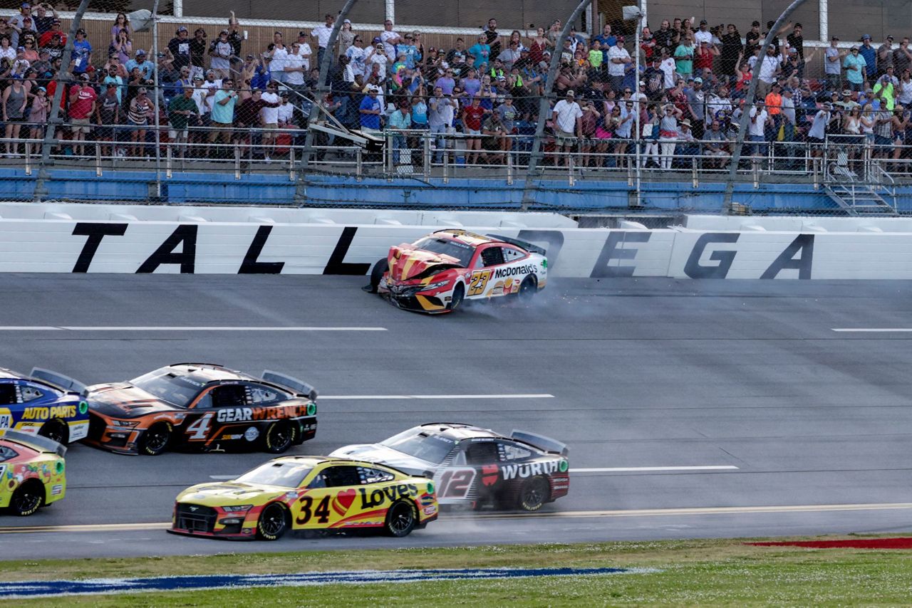 Ross Chastain steals victory at Talladega Superspeedway