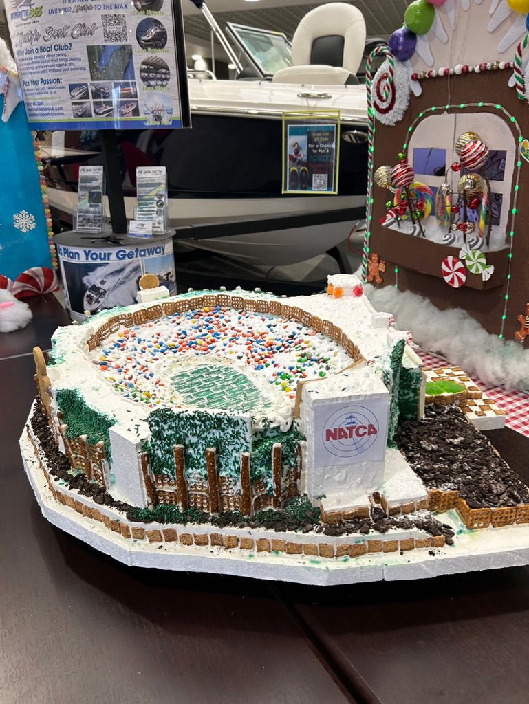 Local airport is home to a 17-piece gingerbread display