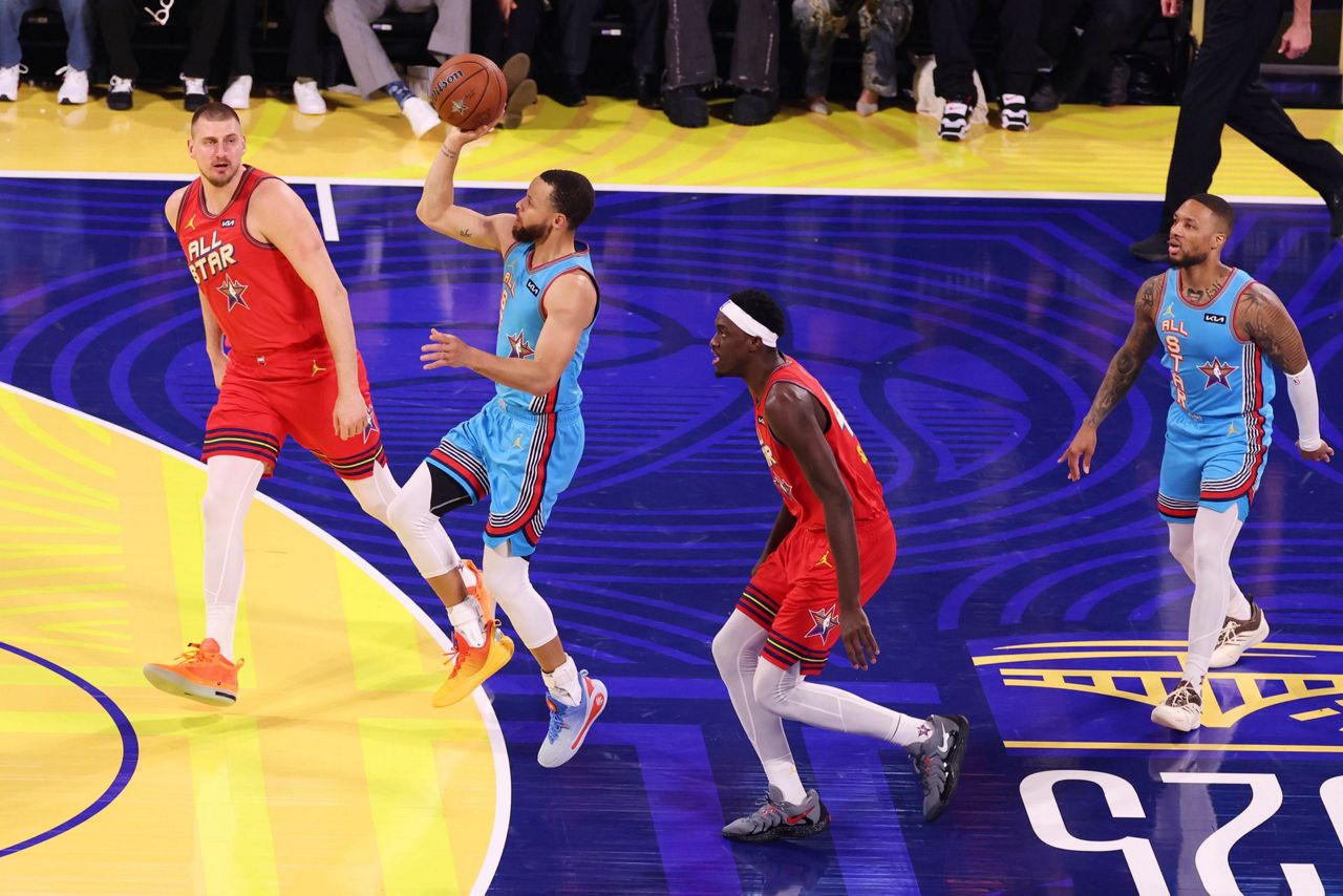 Stephen Curry captures MVP honors in All-Star Game at home, leads Shaq ...