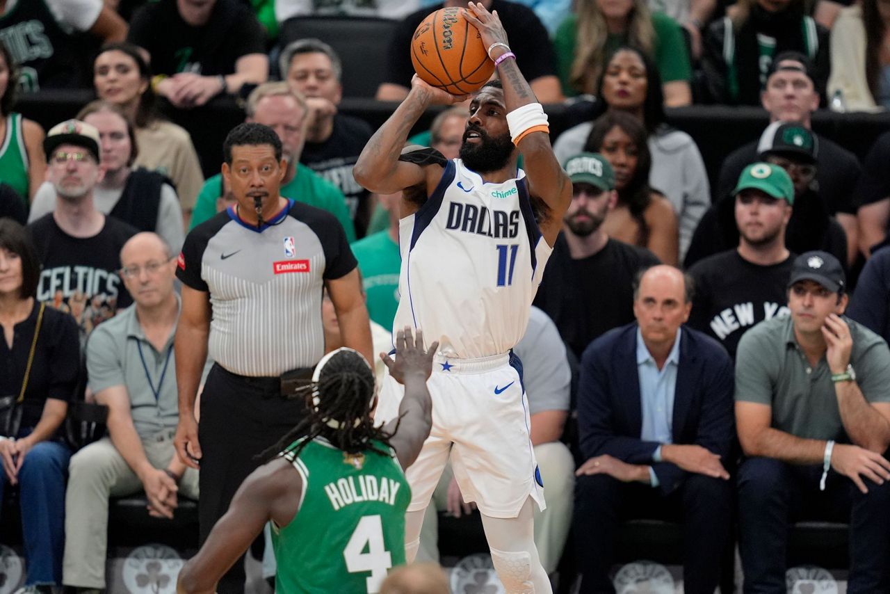 Kyrie Irving sounds ready to keep chasing titles in Dallas after NBA ...