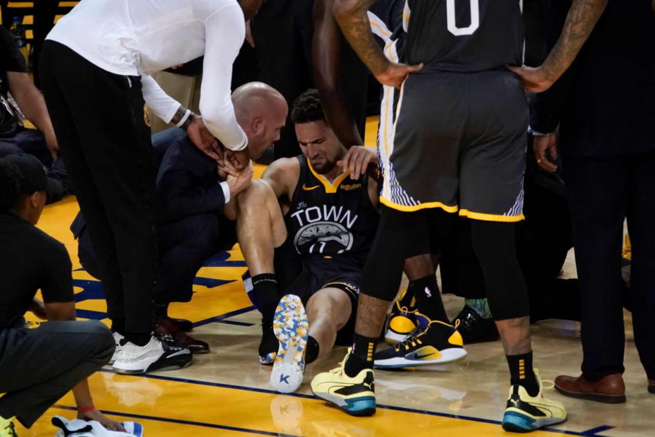 Thompson sustains torn left ACL in Warriors' Game 6 loss