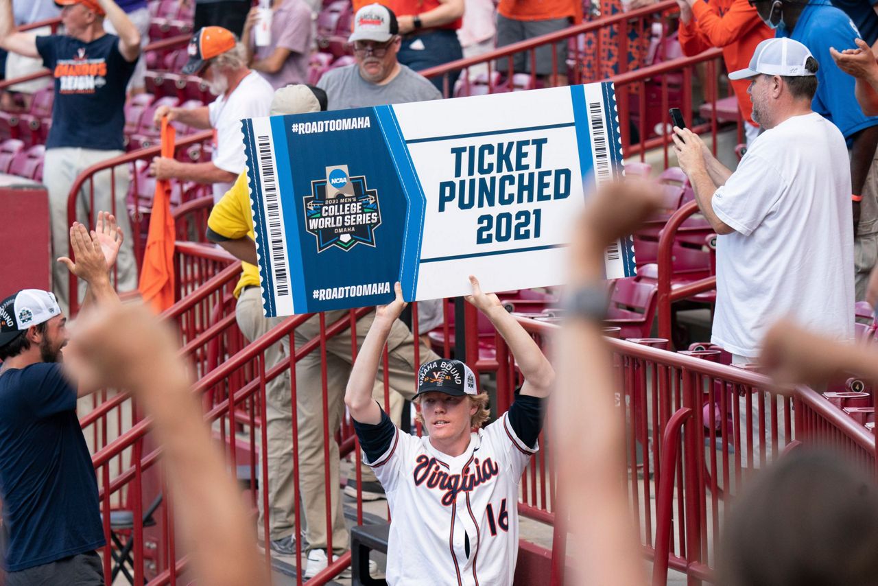 Virginia staves off elimination for 6th time to reach CWS