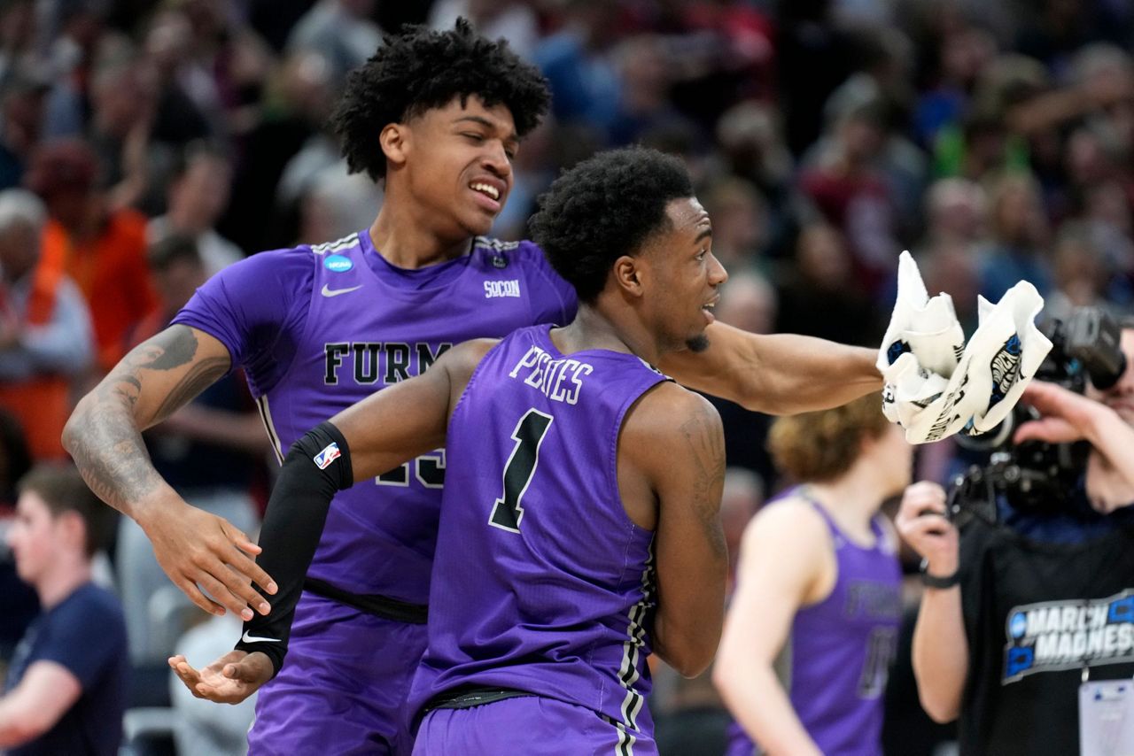 Pegues, Furman hoping to extend March Madness stay