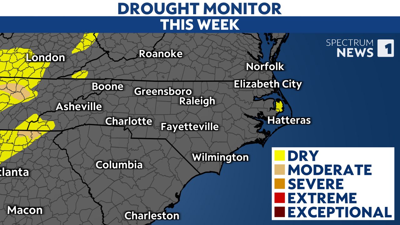 Drought conditions improve in North Carolina