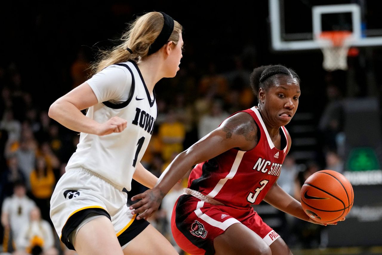 Despite Caitlin Clark’s 45 points, NC State tops No. 10 Iowa