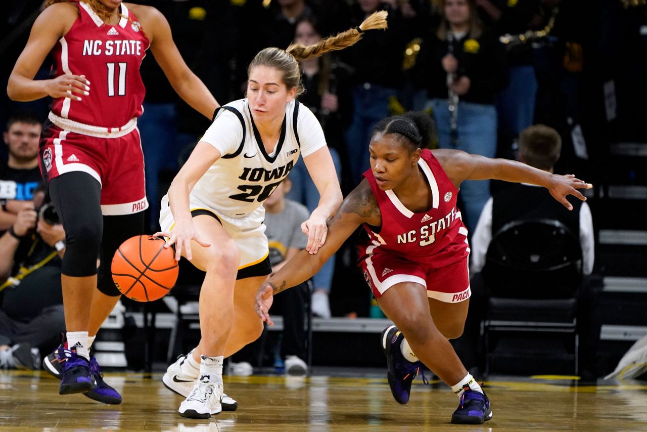 Despite Caitlin Clark’s 45 points, NC State tops No. 10 Iowa