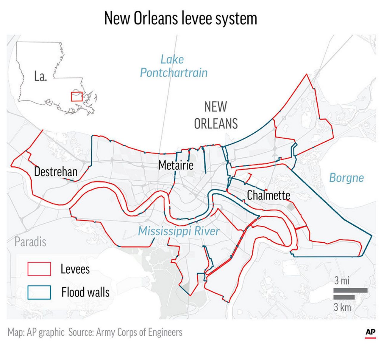 New Orleans' levees face a hard test as storm bears down