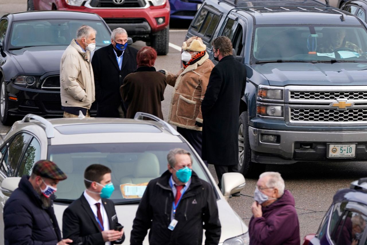 Park and vote: New Hampshire House holds drive-in session