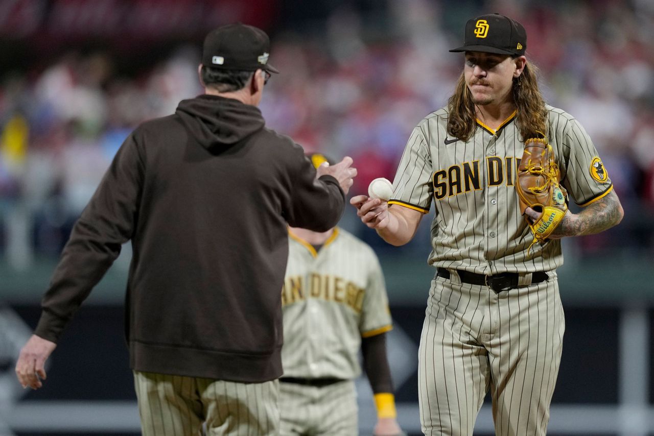 Pads pitchers Clevinger, Manaea tagged by Phils in NLCS loss
