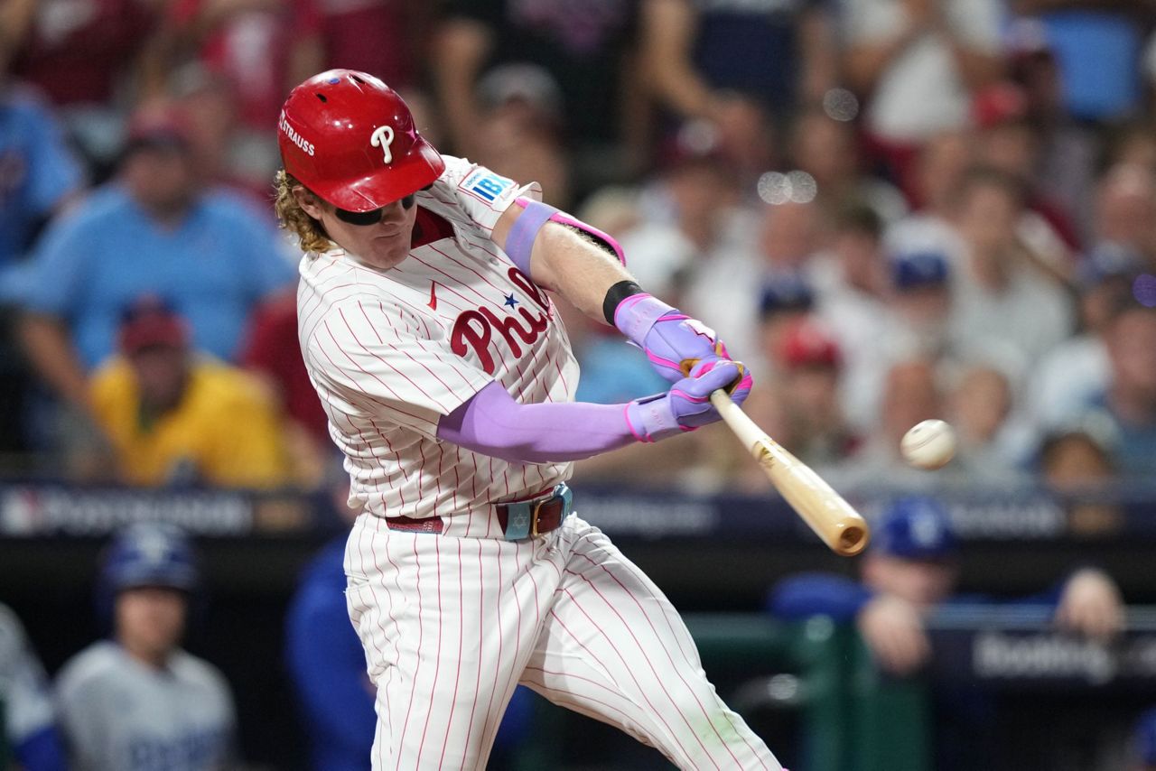 Harrison Bader out of Phillies' Game 2 starting lineup vs Dodgers ...