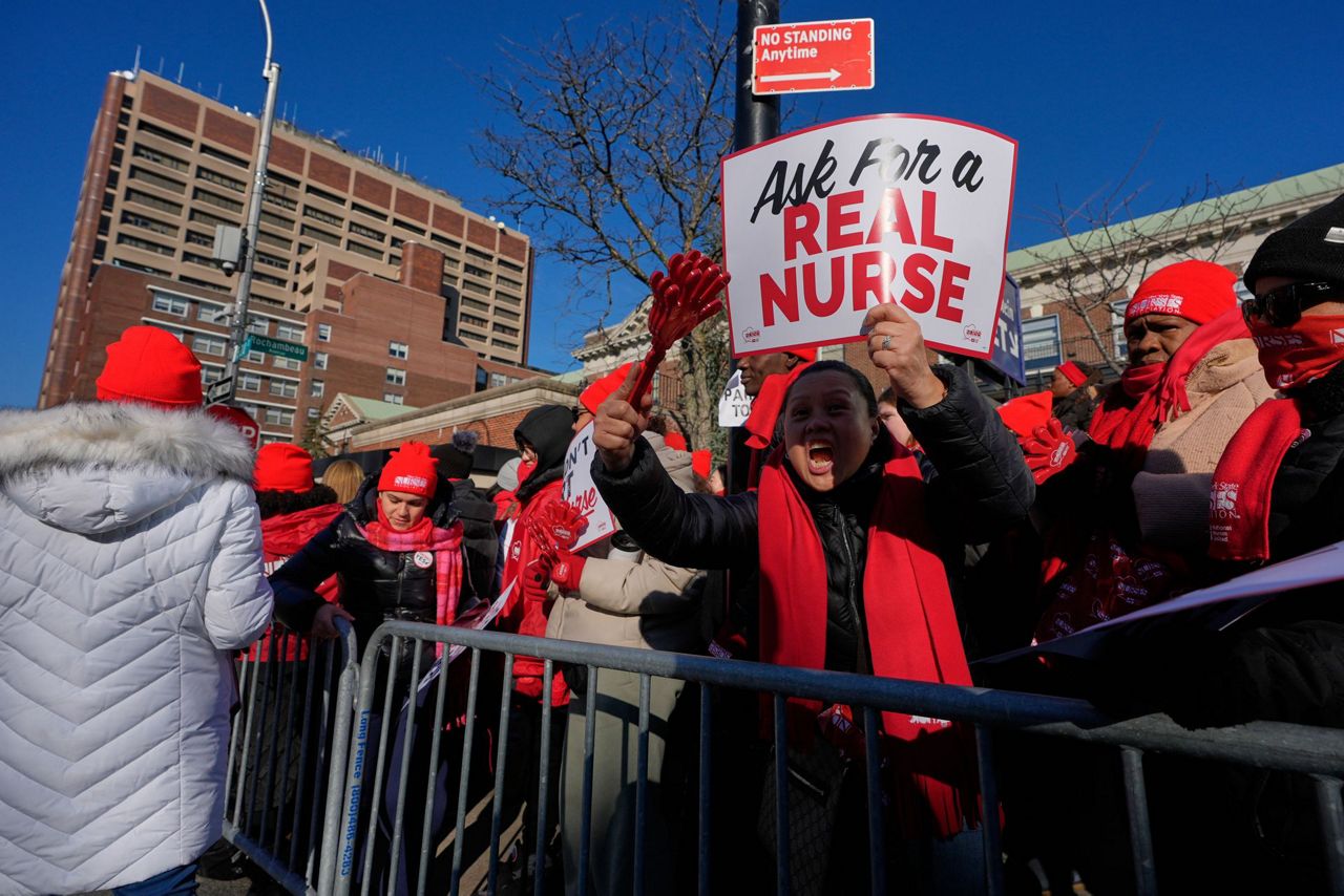NYC nurses strike enters second day as hospitals move to fill labor gaps
