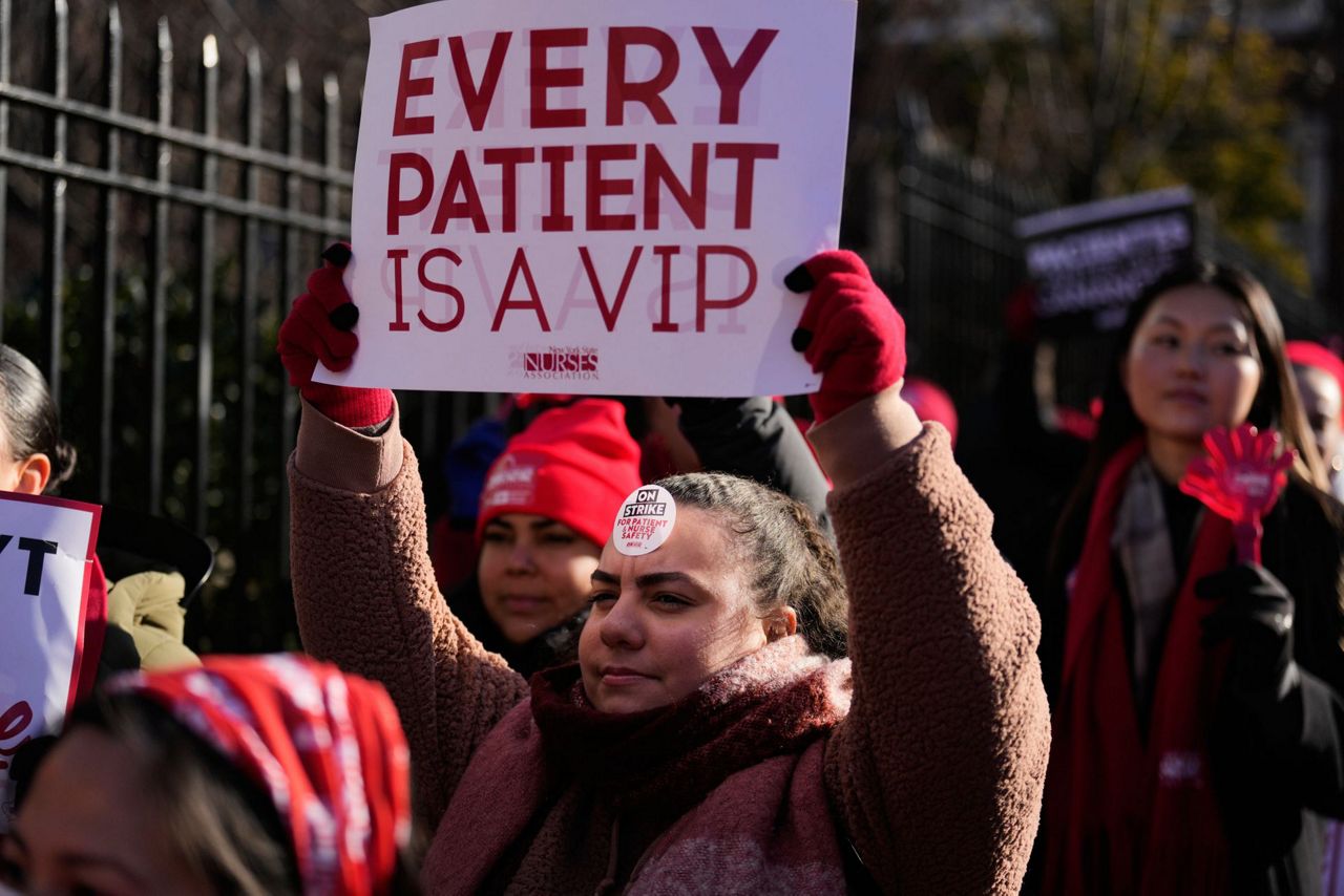 NYC nurses strike enters second day as hospitals move to fill labor gaps
