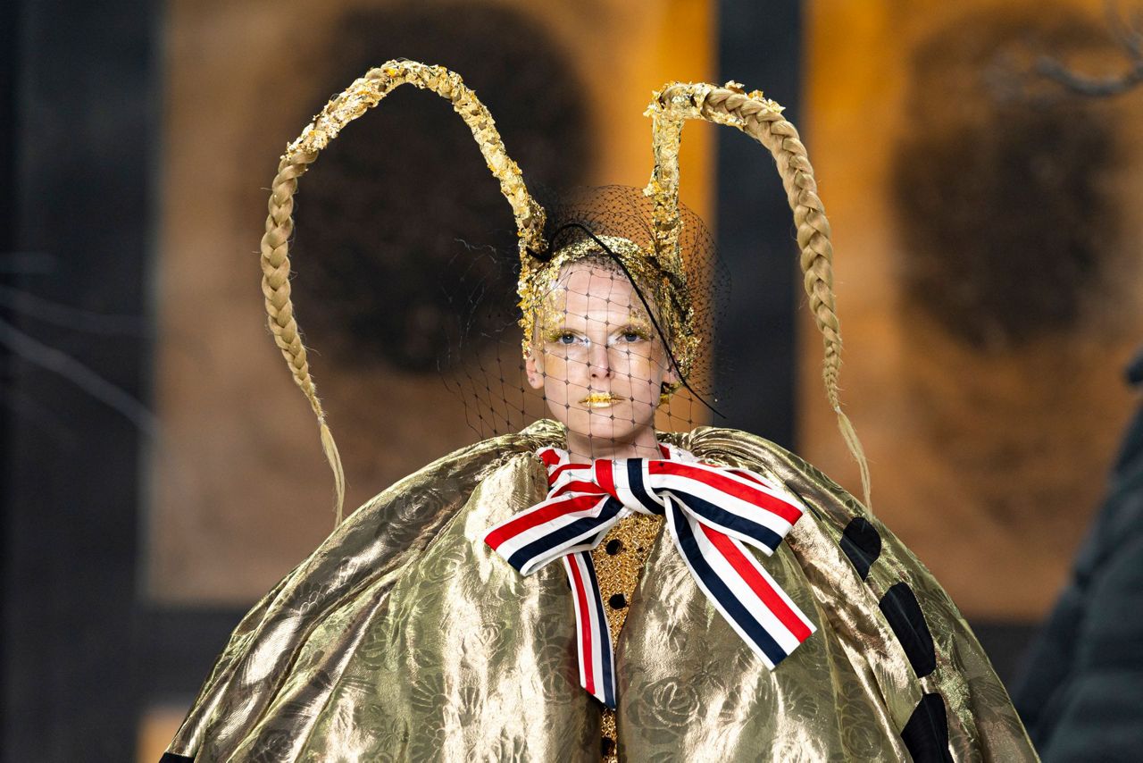 Thom Browne closes out NY Fashion Week with a black-and-white flourish ...