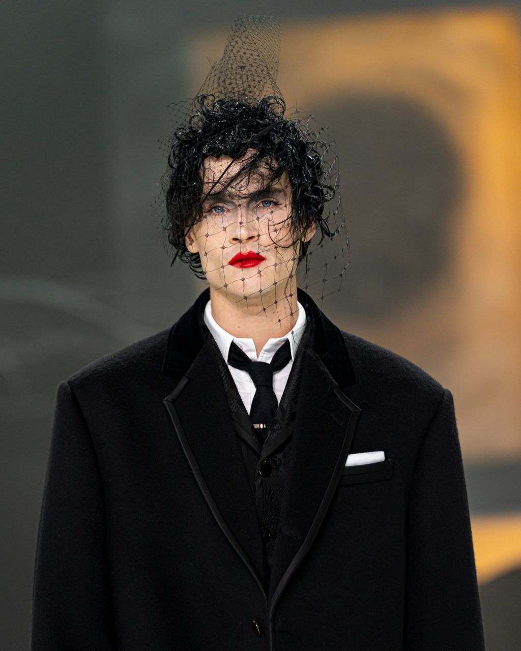 Thom Browne closes out NY Fashion Week with a black-and-white flourish ...