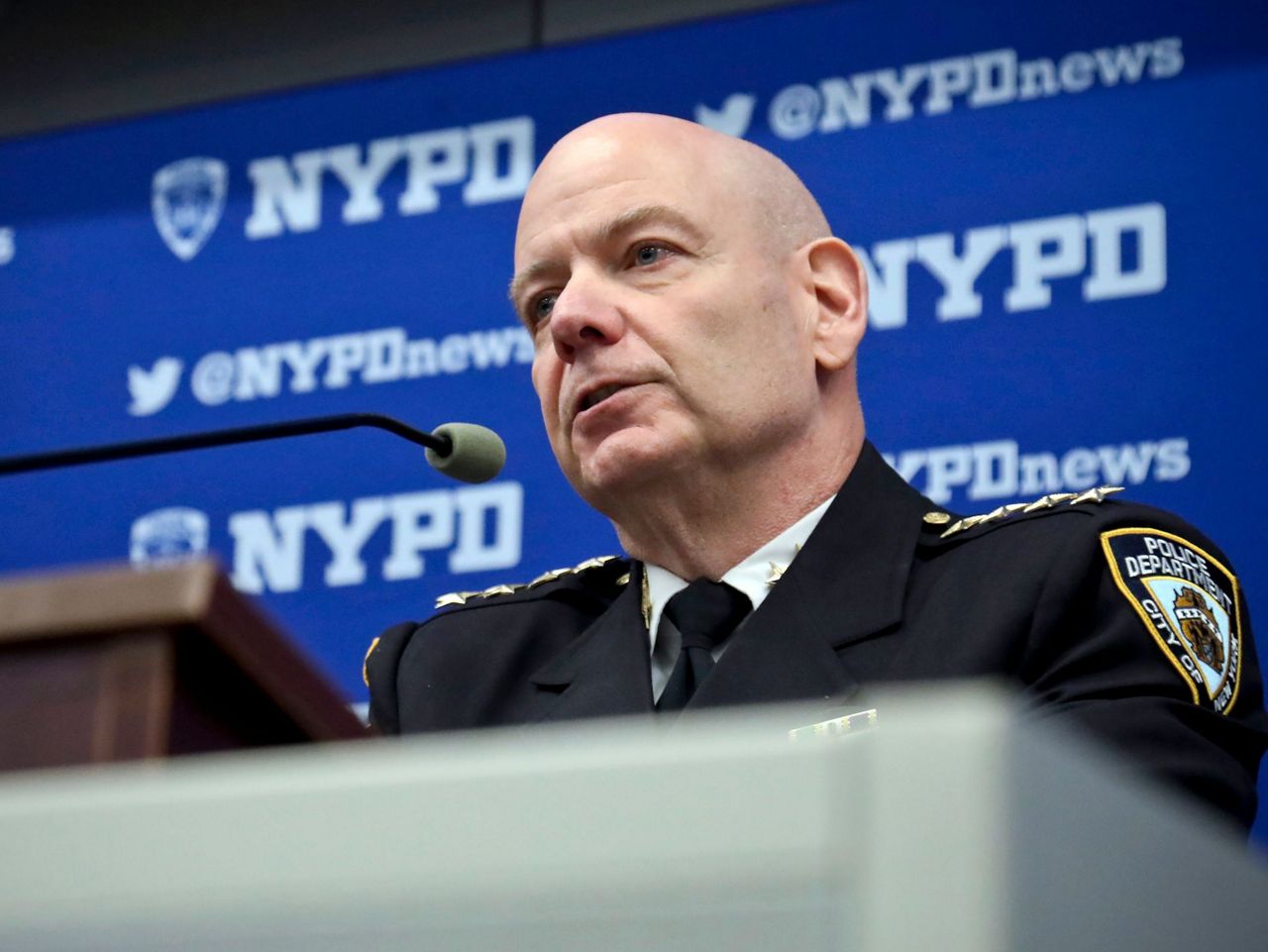 Chief who knelt with protesters retires in new NYPD shake-up