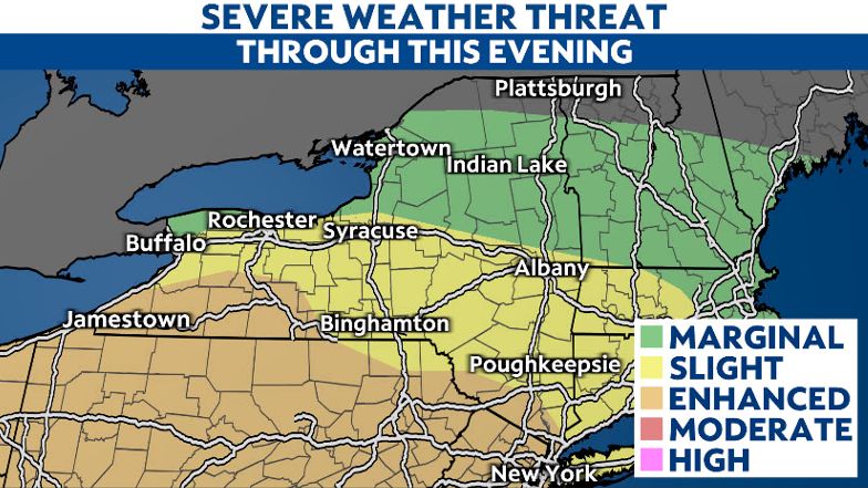 Strong cold front with potentially severe storms on the way