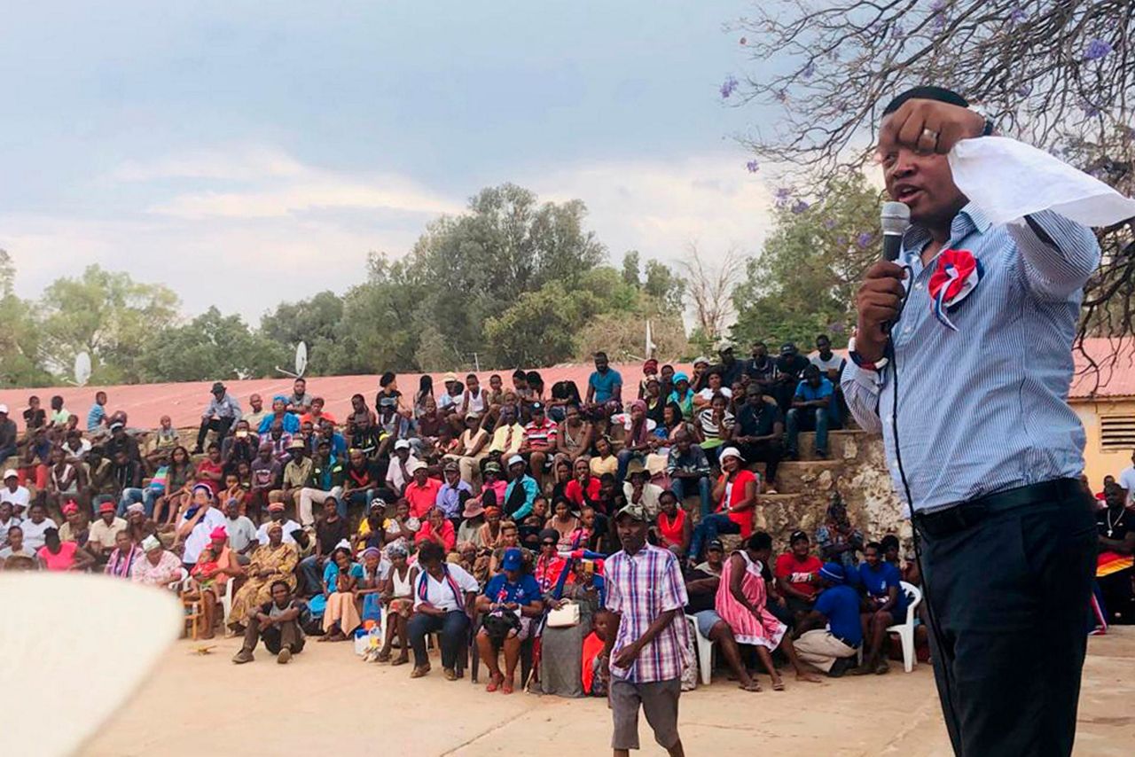 Namibia’s ruling party faces unexpectedly challenging vote