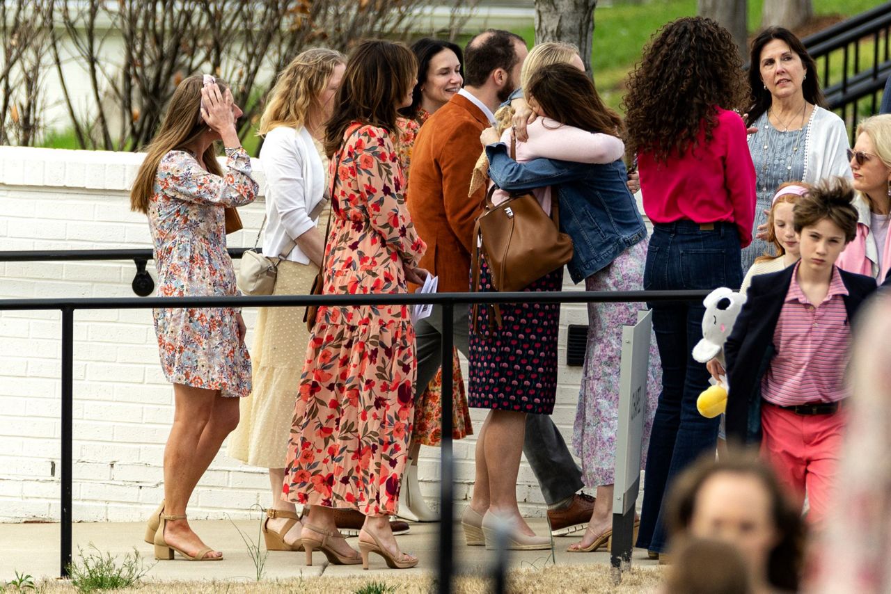 Mourners gather for 1st Nashville school shooting funeral