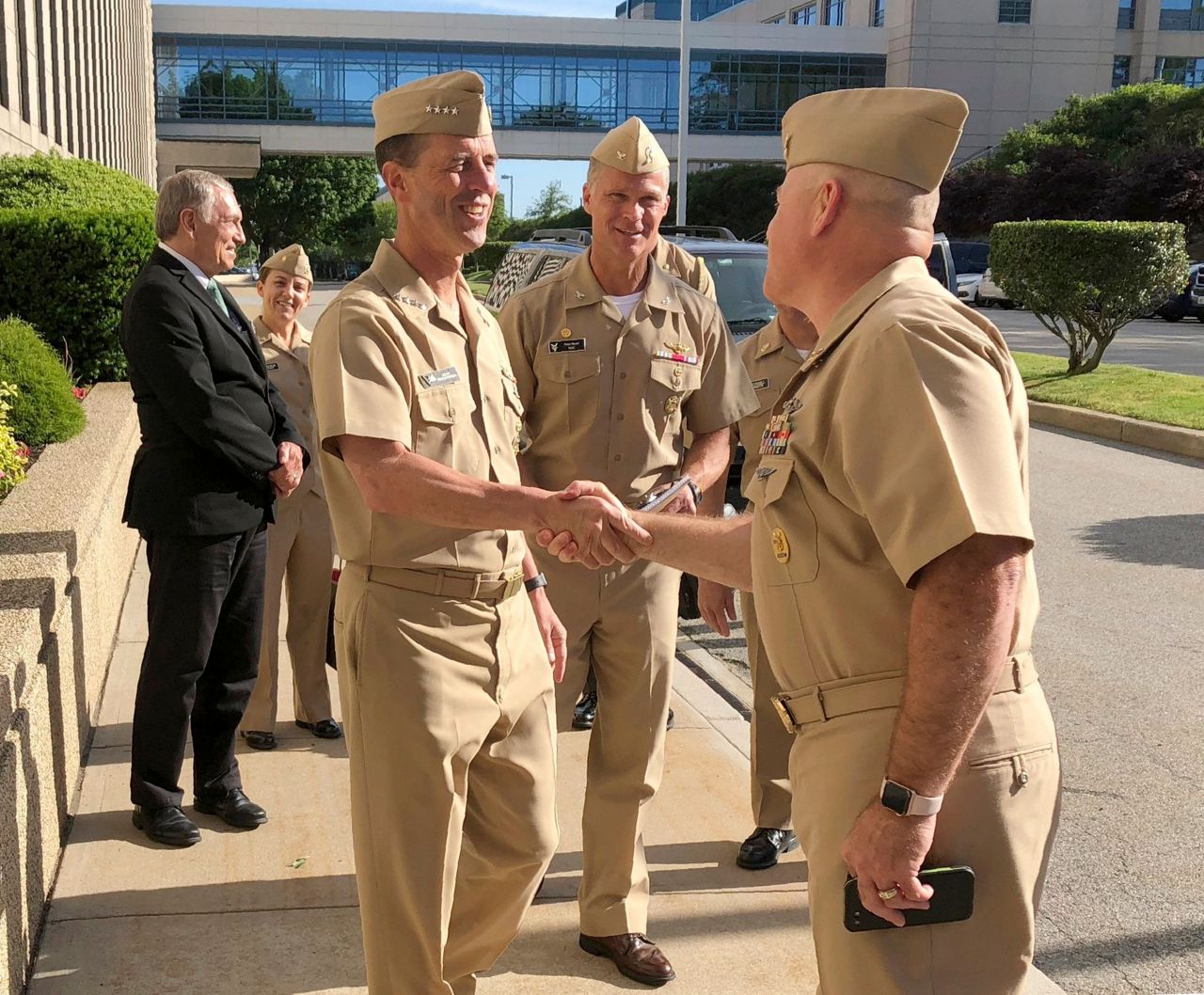 AP Interview: Navy's top admiral discusses war college probe